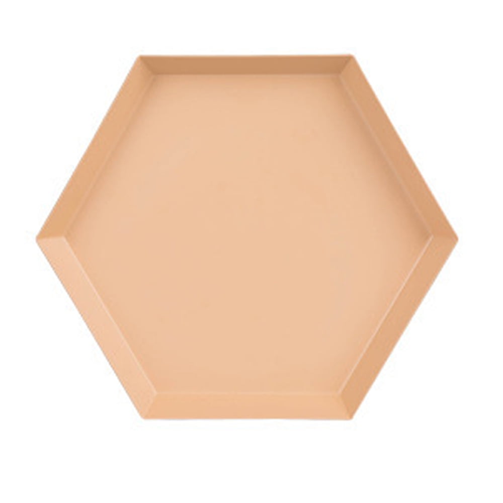 Polygonal Desktop Storage Tray Geometric Rhombus Metal Hexagonal ...