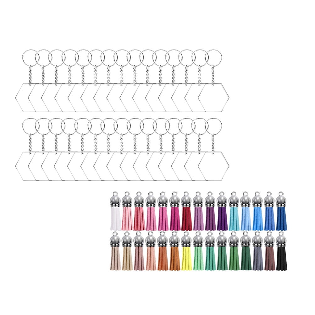 Polygonal Key Ring Easter Keychain Unique DIY Pendant Charms - Walmart.com
