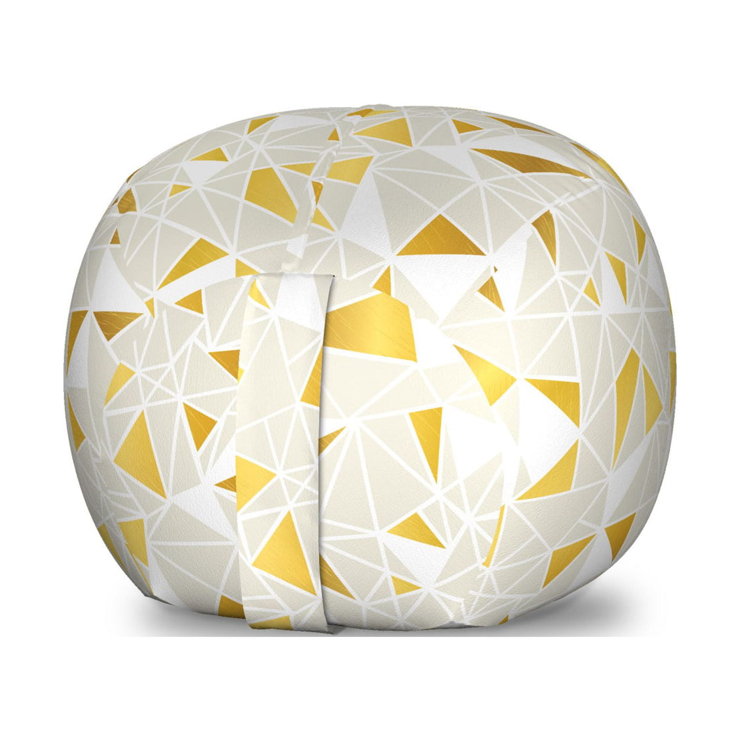 Polygonal Storage Toy Bag Chair, Rhythmic Simplistic Geometric ...