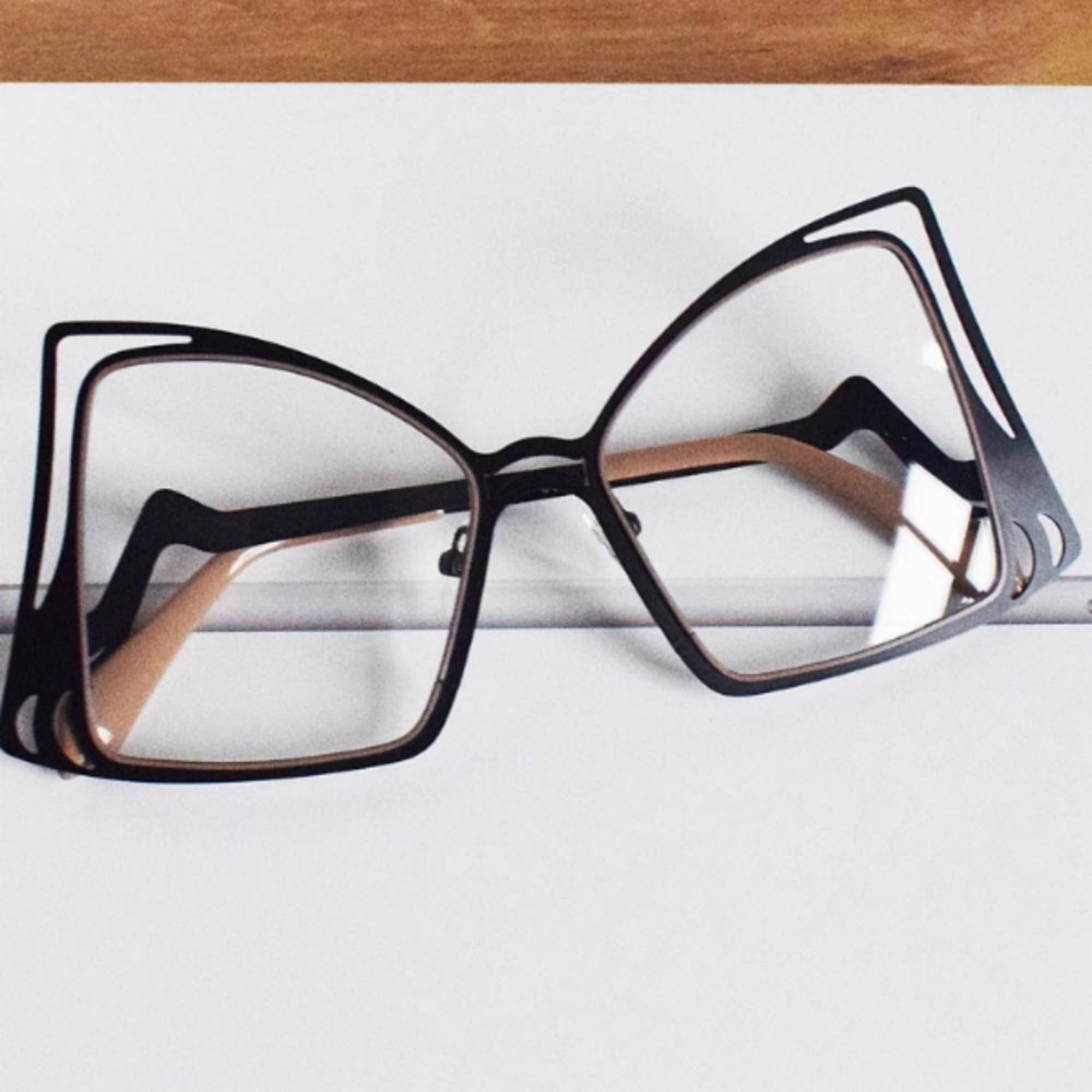 Polygonal glasses Irregular glasses Large frame glasses Personality ...