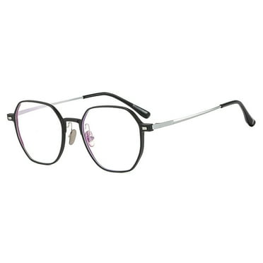 Claire's Pearlized Blue Retro Clear Lens Frames - Walmart.com