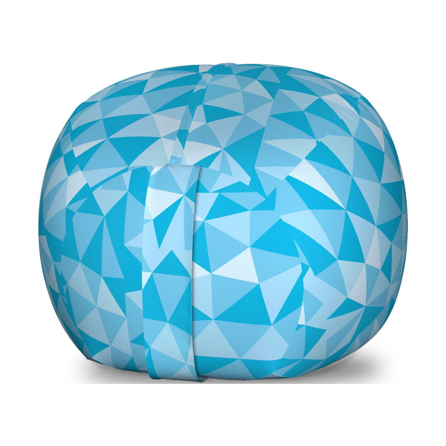 Polygons Storage Toy Bag Chair, Repeating Geometric Mosaic Design ...