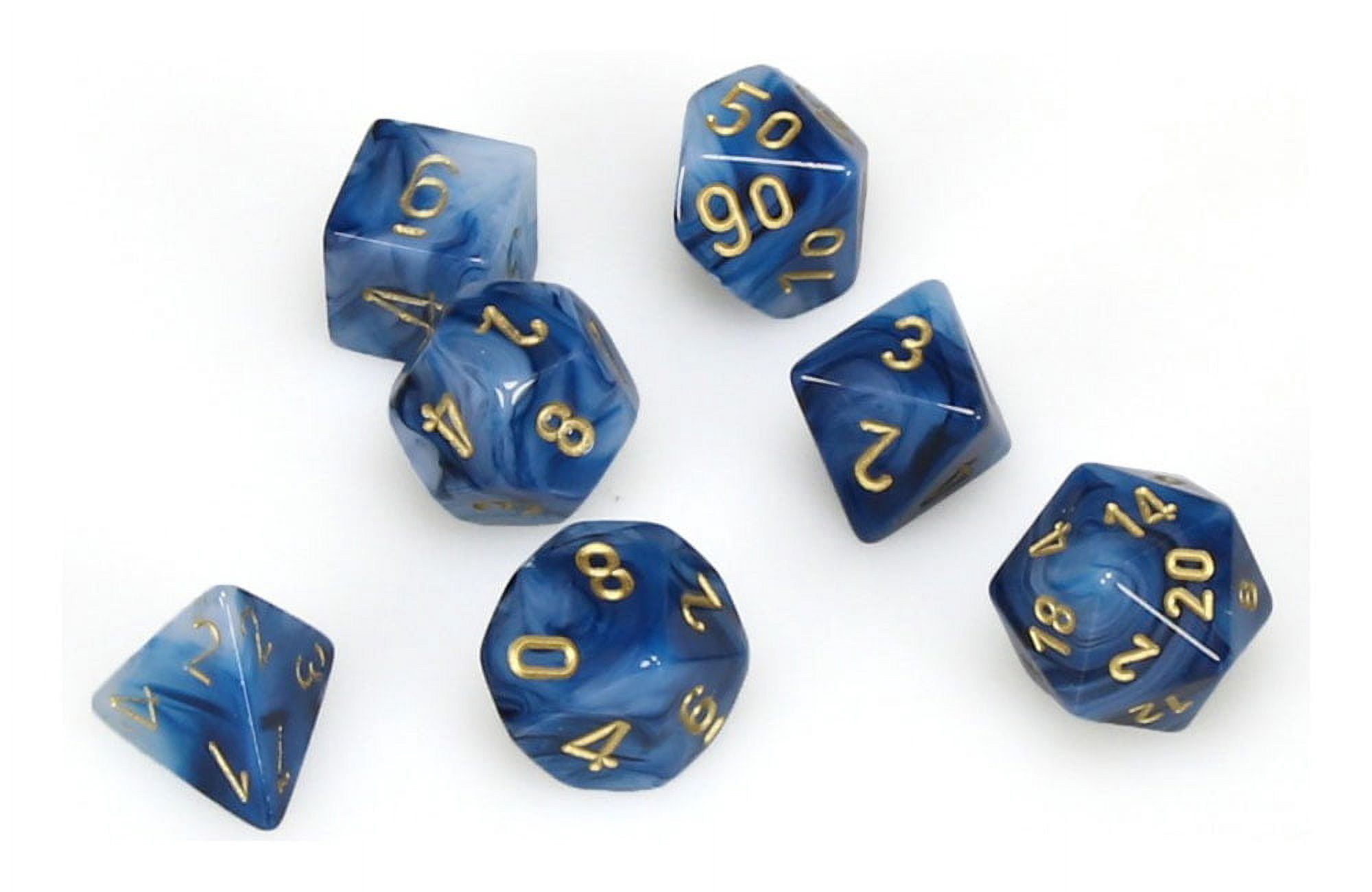 Polyhedral Dice Set 7Ct Durable Detailed Standard Size Chessex ...