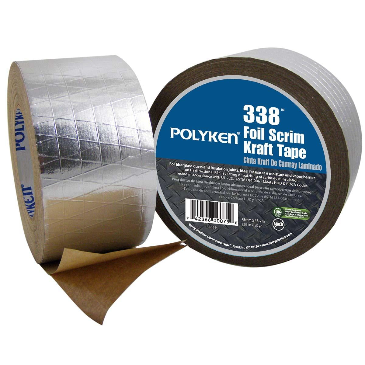 Polyken 338 FSK Insulation Sealing Tape 72mm x 46m - Walmart.com