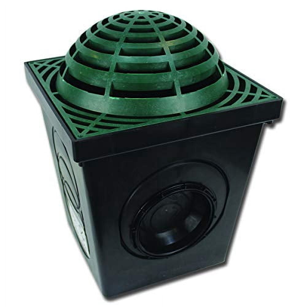 Polylok 12"x12" Square Catch Basin Kit (Green Grate) - Walmart.com