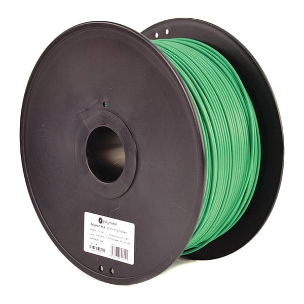 Polymaker Filament,PLA Material,2.85mm dia.,Green RM-PL0139 - Walmart ...