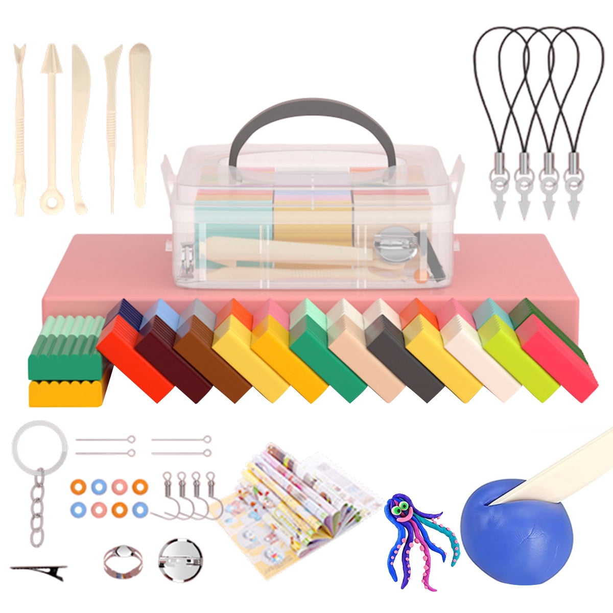 Polymer Clay Set, Sculpting Clay Tools and Kinds of Different ...