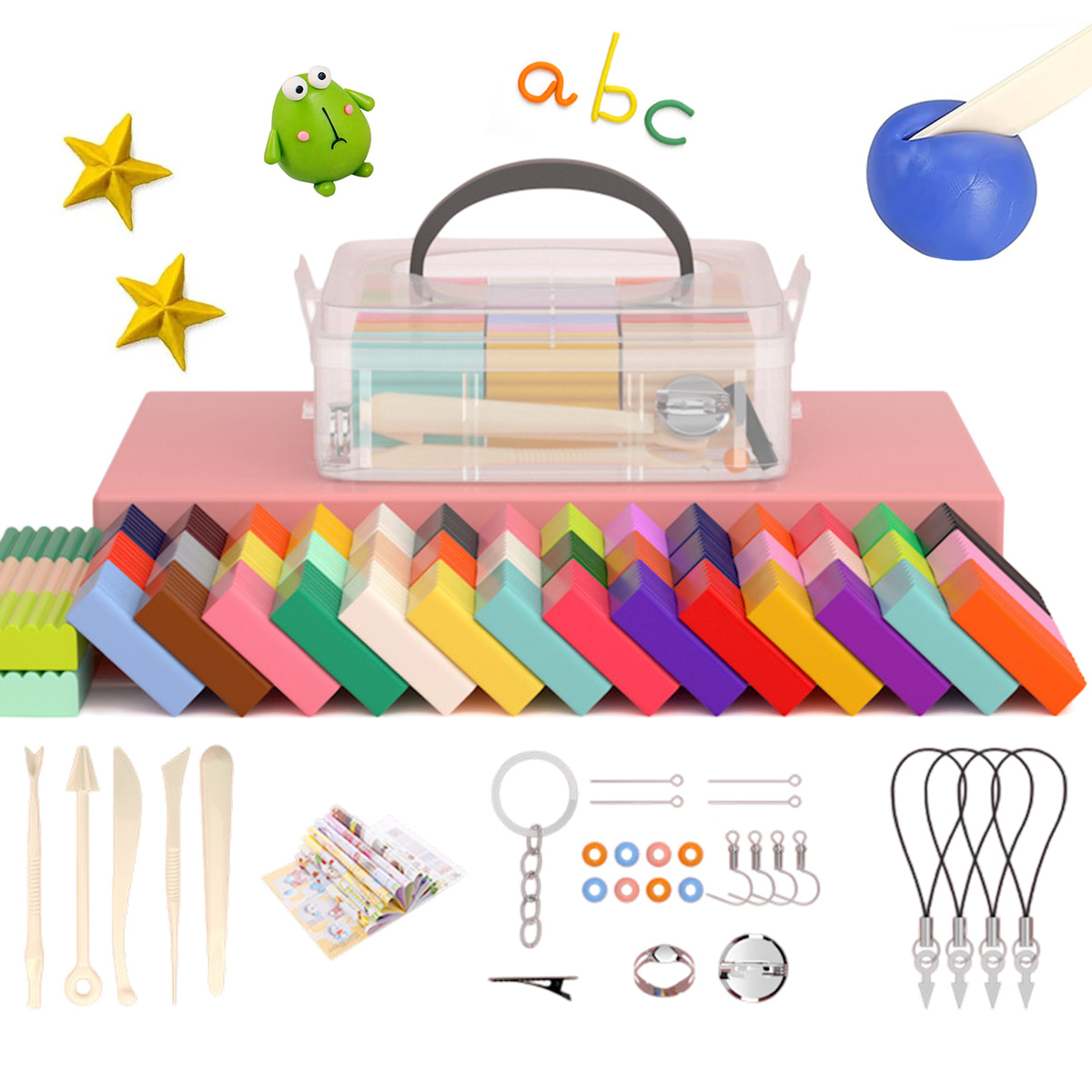Polymer Clay Set, Sculpting Clay Tools and Kinds of Different ...