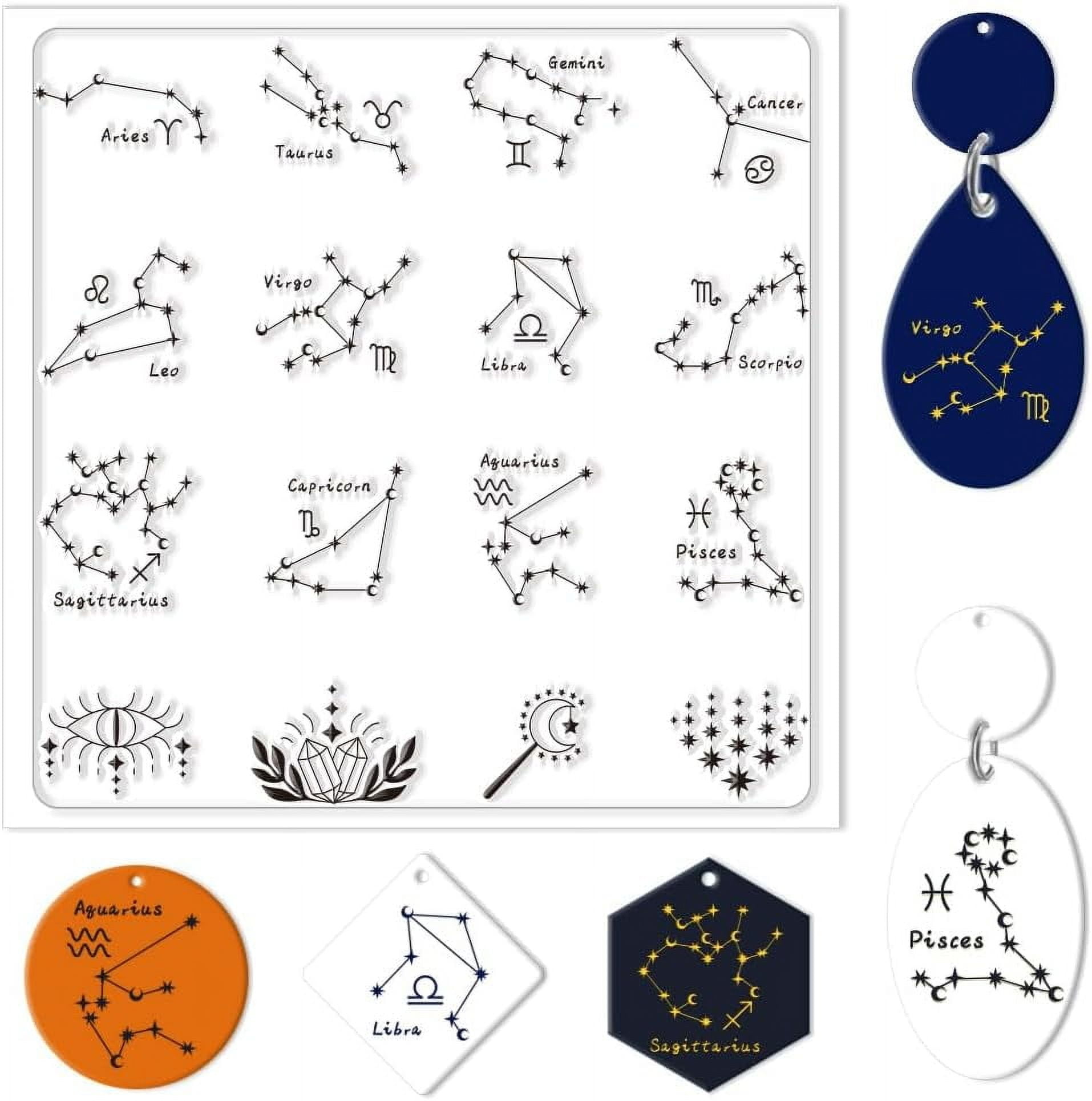 Polymer Clay Texture Sheets Constellations Clay Texture Mat Silicone ...