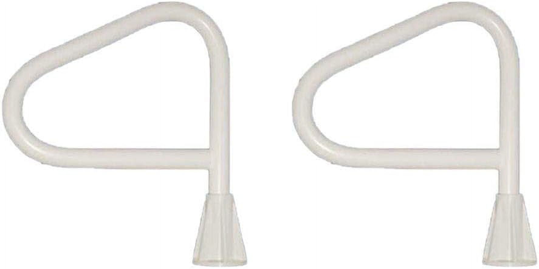 Polymer In Ground Pool Floor Handrail with Lift and Turn Base (2 Pack ...