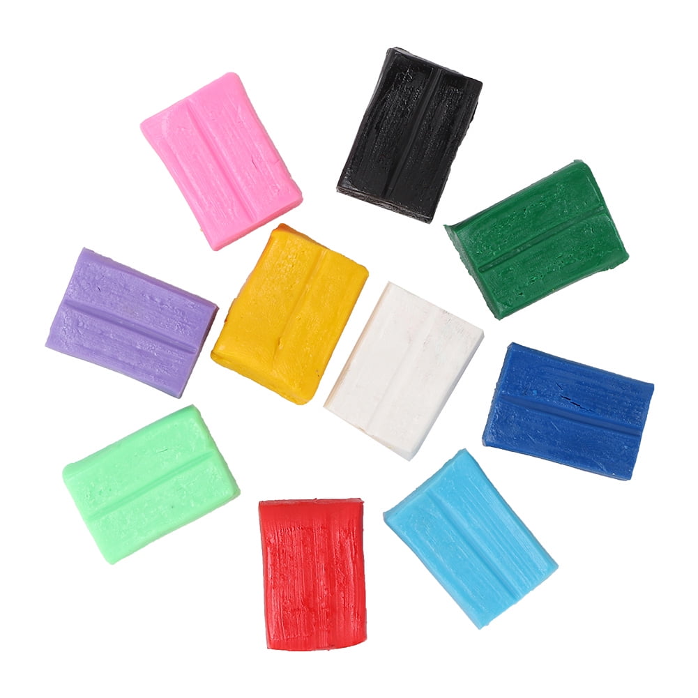 Polymer Soft Clay, 10 Colors Soft Oven Bake Modeling Clay Kit ...