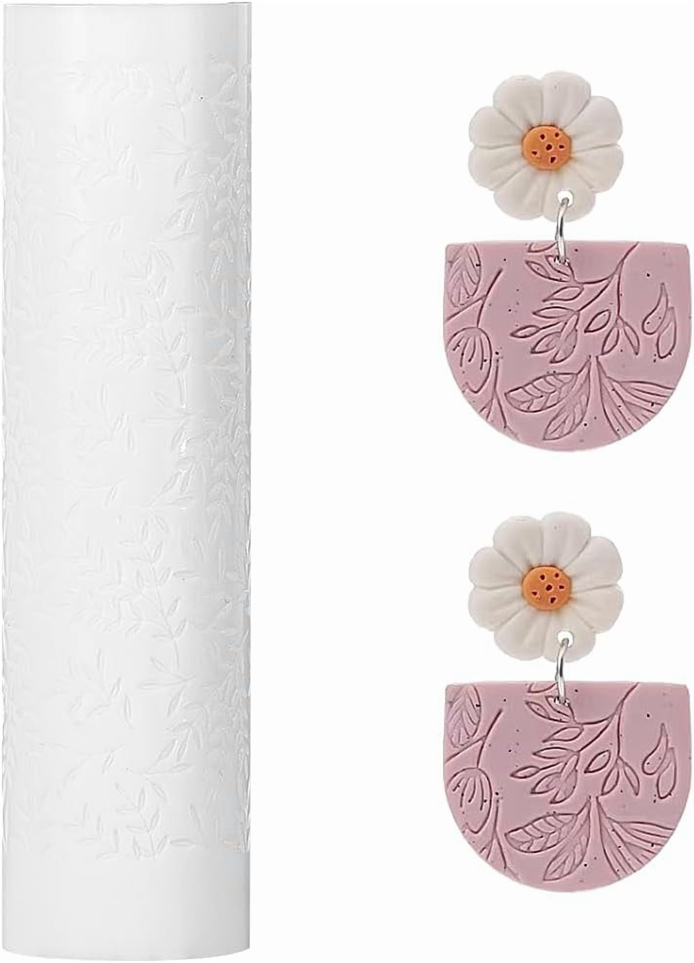Polymers Clay Texture Roller Column Acrylic Texture Rollers Making ...