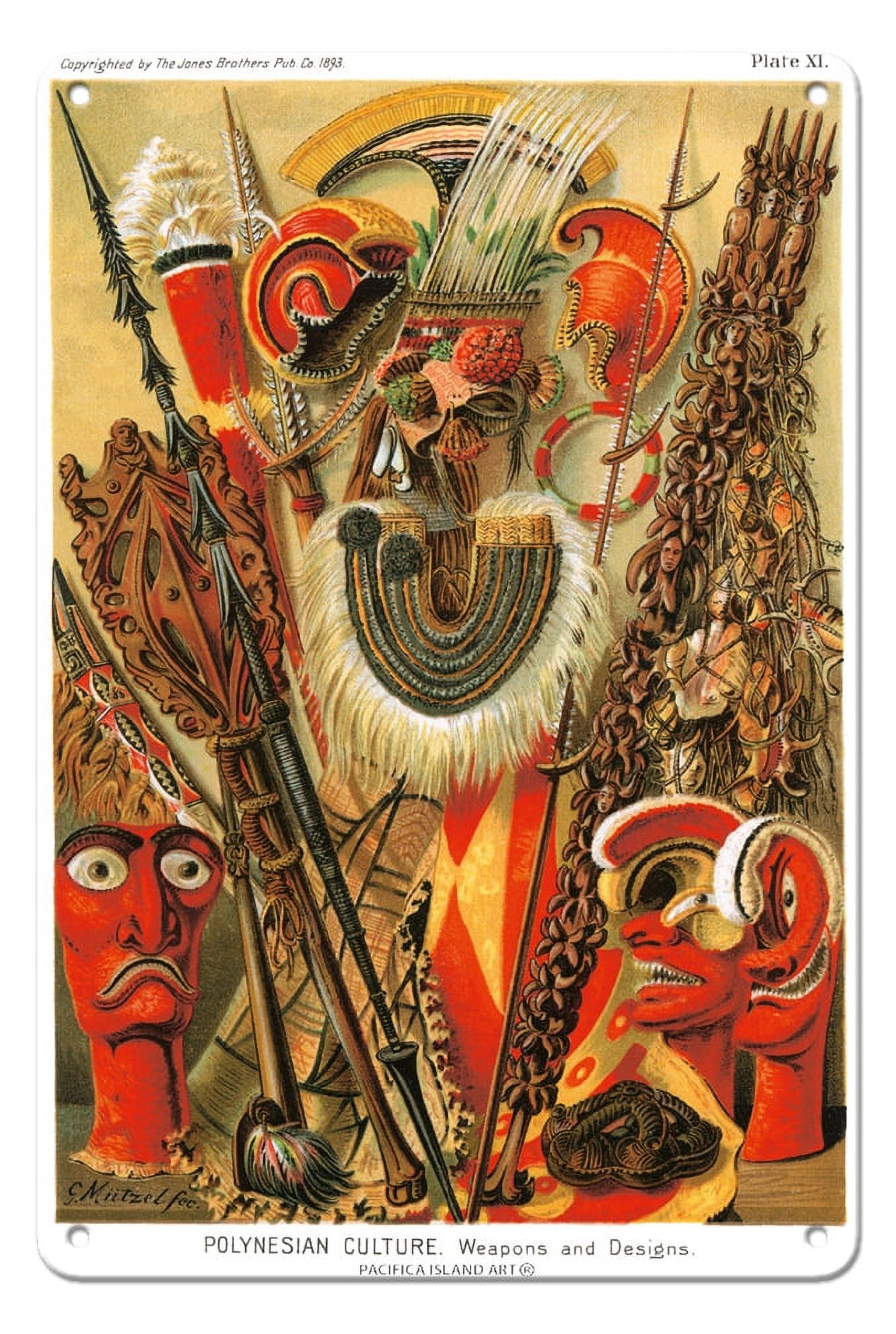 Polynesian Culture - Hawaiian Artifacts Spears Feather Capes Tikis ...