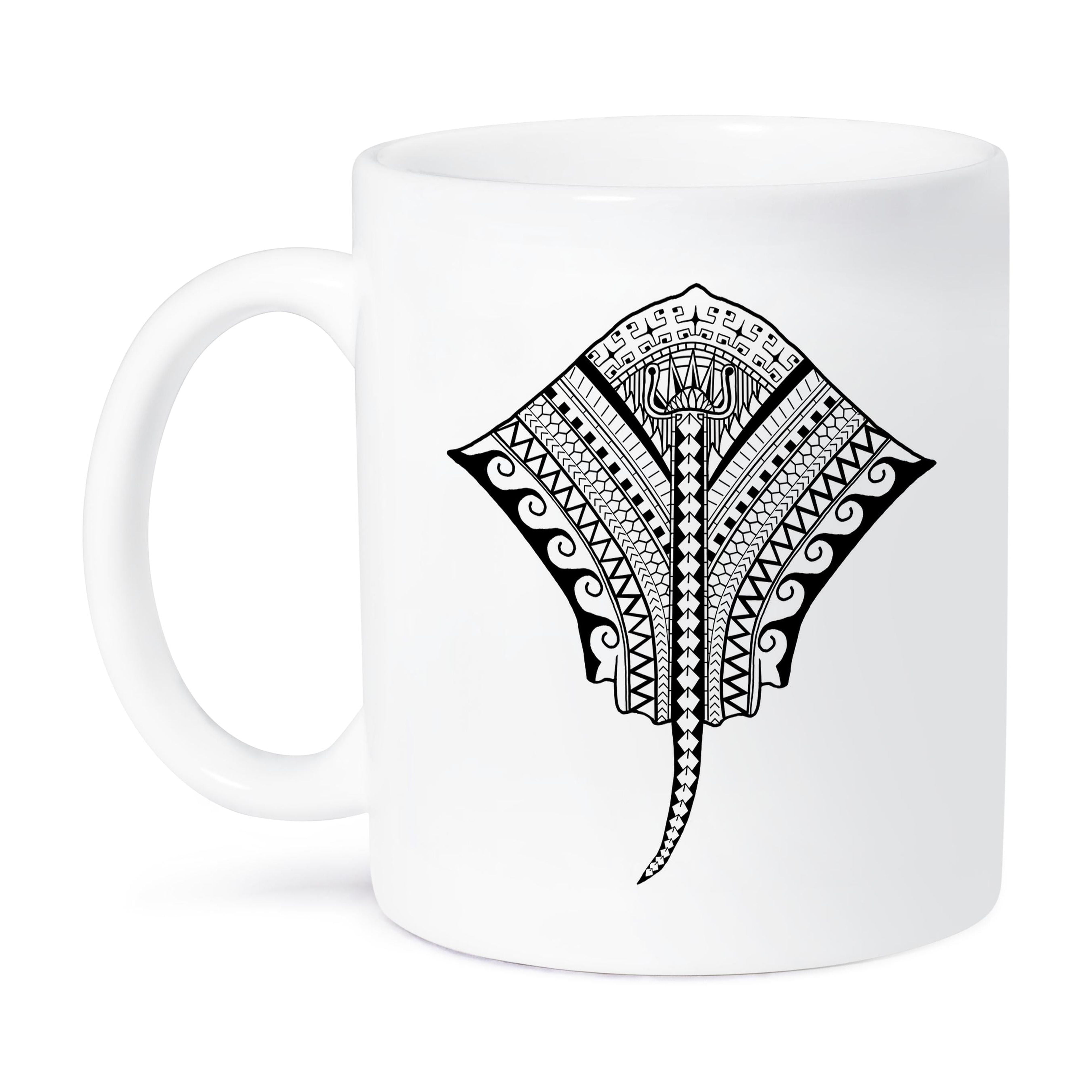 3dRose, Polynesian Hawaiian tribal artwork of a stingray or manta ray ...