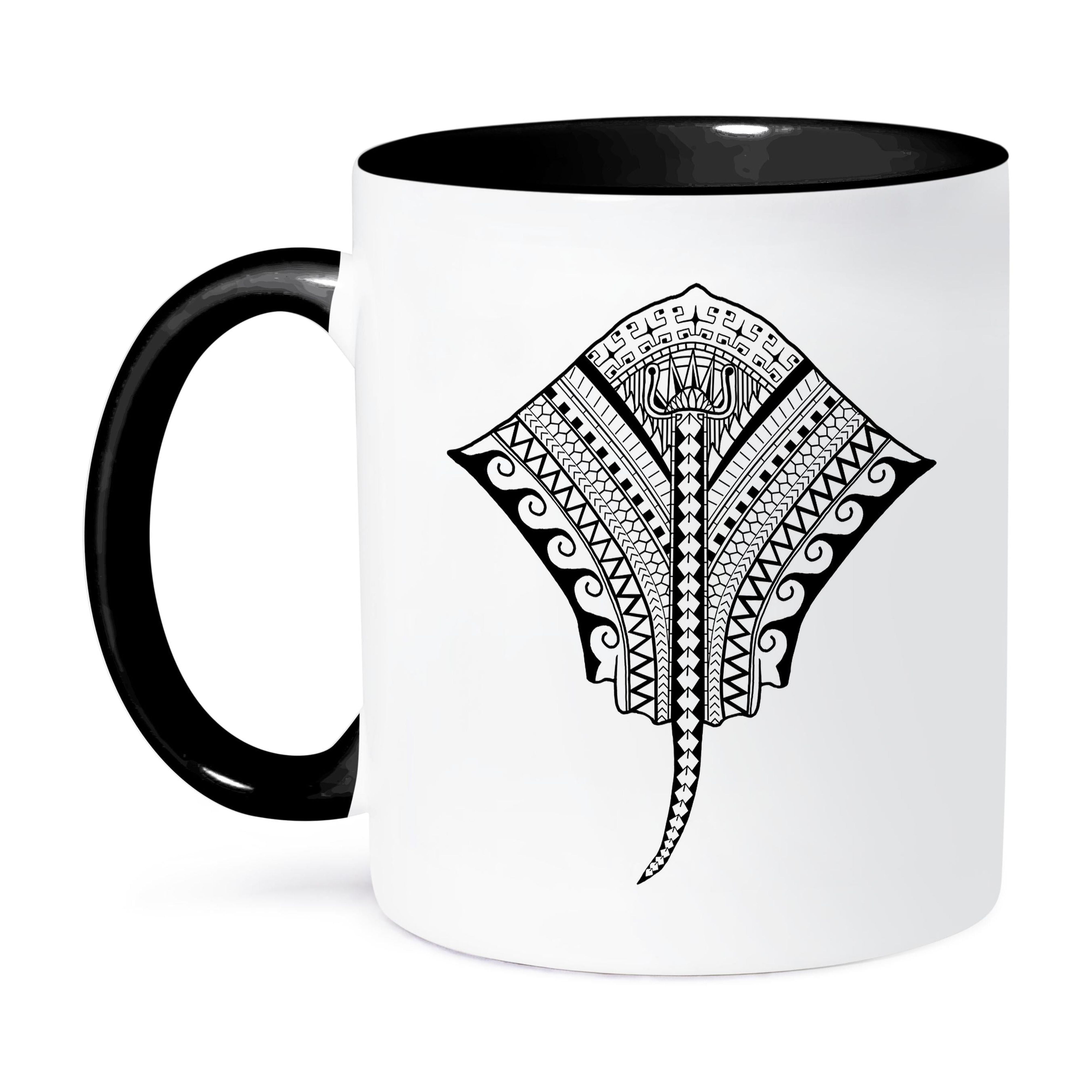 3dRose, Polynesian Hawaiian tribal artwork of a stingray or manta ray ...