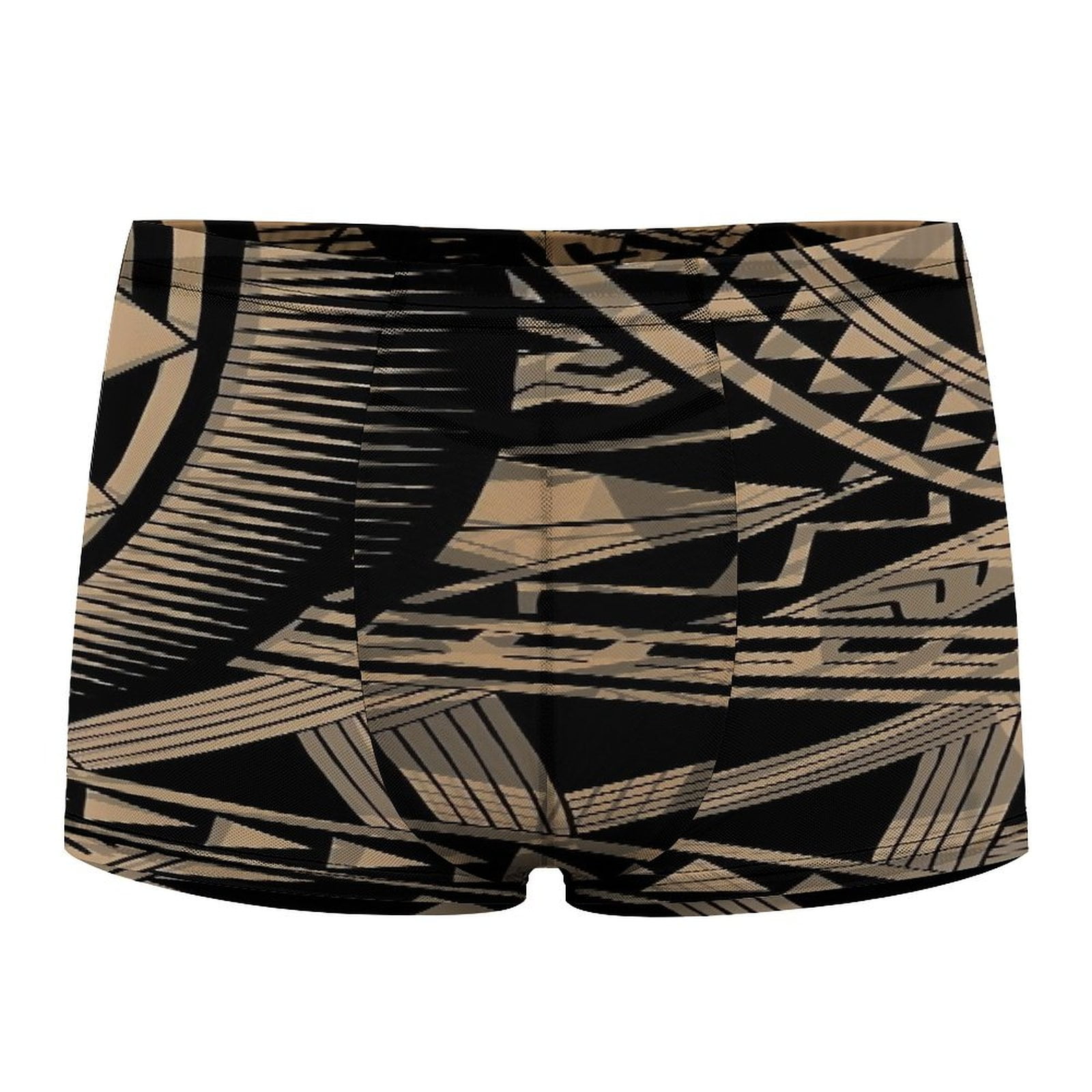 Polynesian Samoan Tattoo Black Tan Design Men's Mesh Boxer Briefs ...