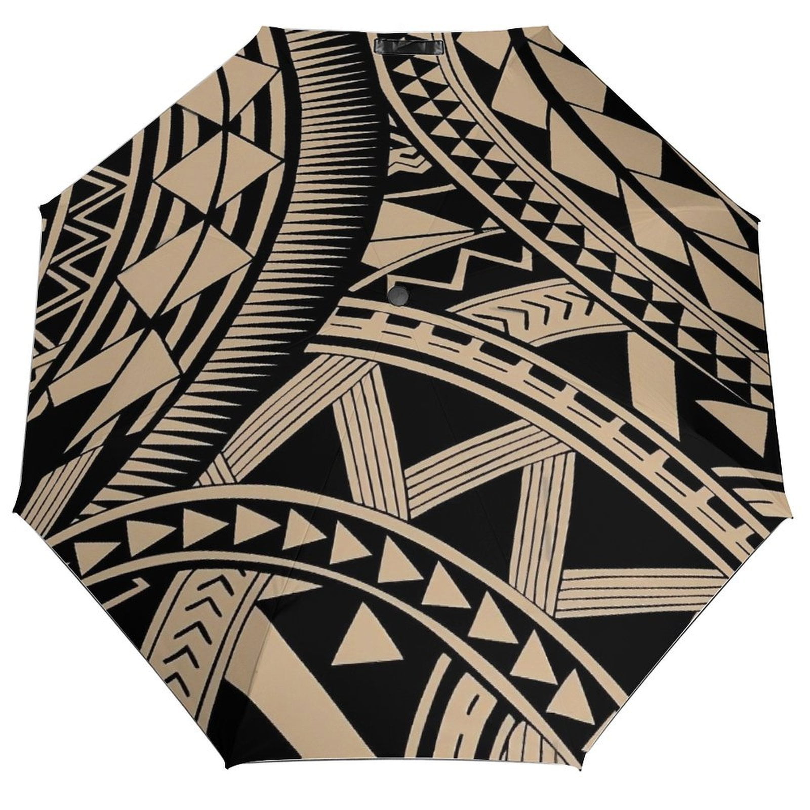 Polynesian Samoan Tattoo Black Tan Design Rain Umbrella Sun Protection ...