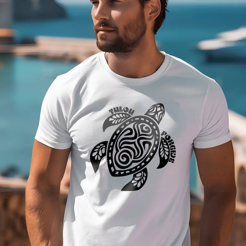 Polynesian Sea Turtle T-Shirt, Samoa Forgiveness, Samoan Culture Tee ...
