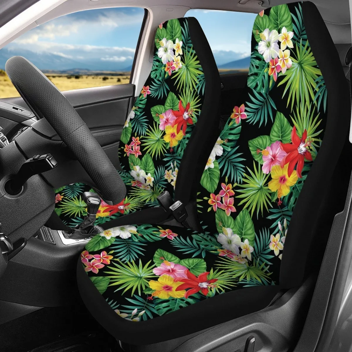 Polynesian Tattoo Plumeria Pattern Vehicle Clean Protector Easy ...