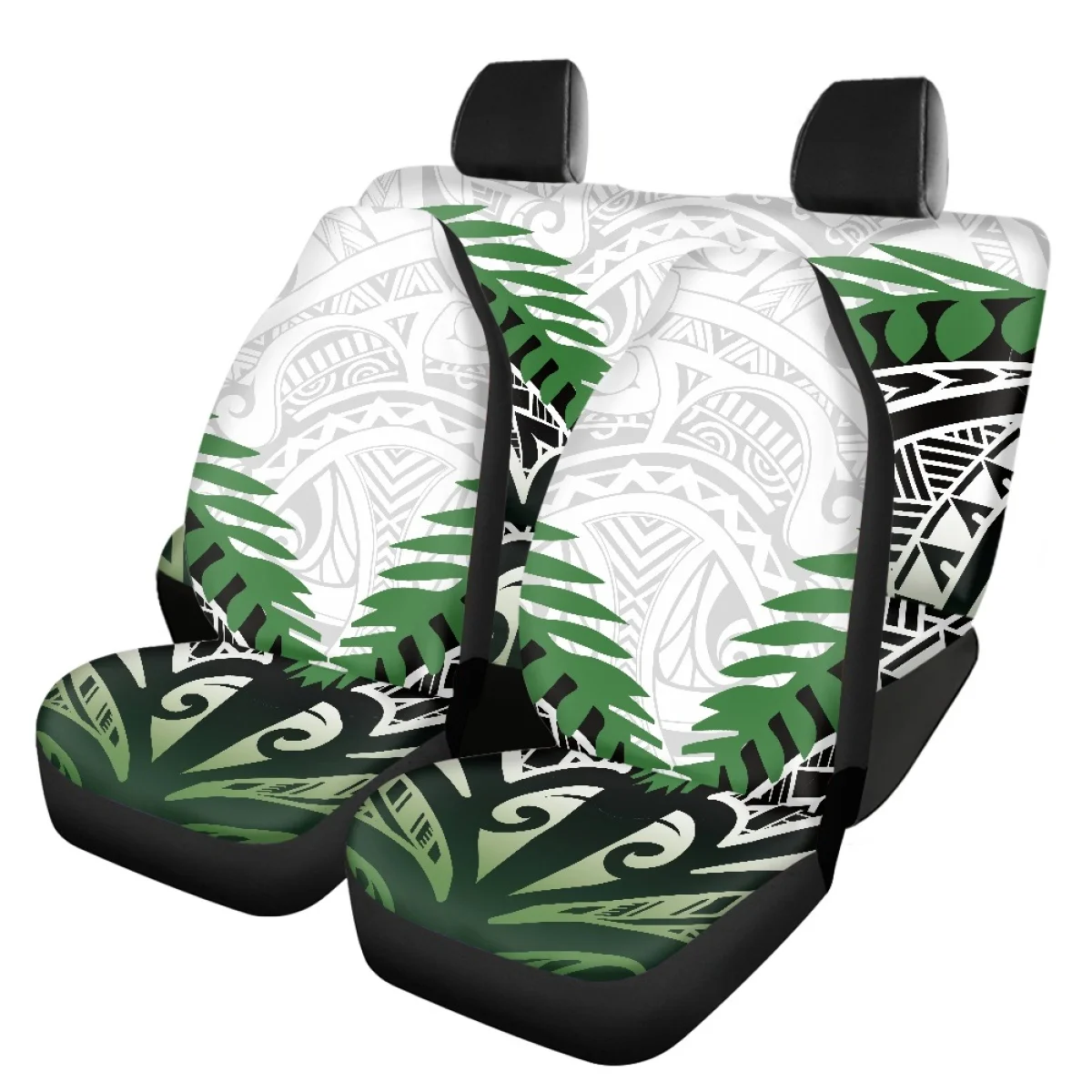 Polynesian Tribal Culture Front and Back Car Seat Cushion Cover Auto ...
