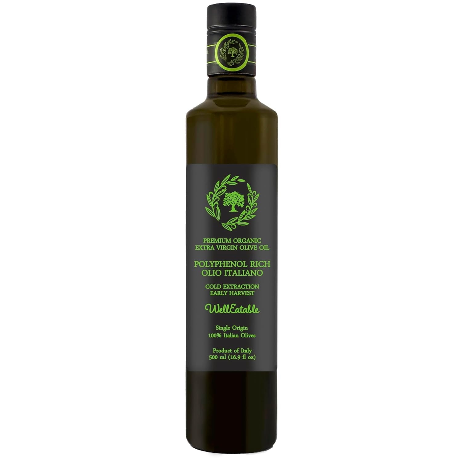 Polyphenol Rich (+800mg/kg) 2023 Fresh Early Harvest Olio Italiano ...