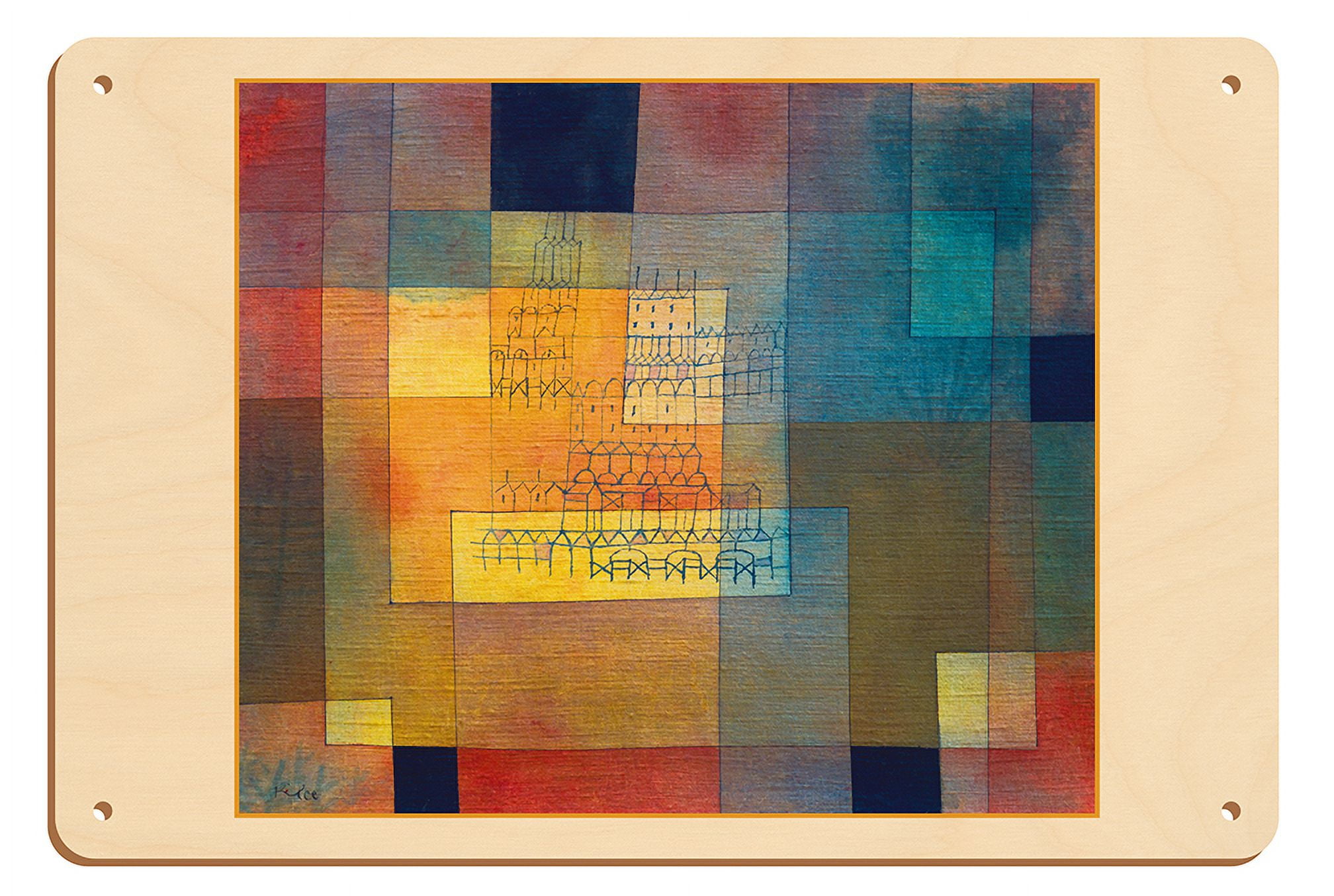 Polyphonic Architecture - Vintage Abstract Art by Paul Klee c.1930 - 8 ...