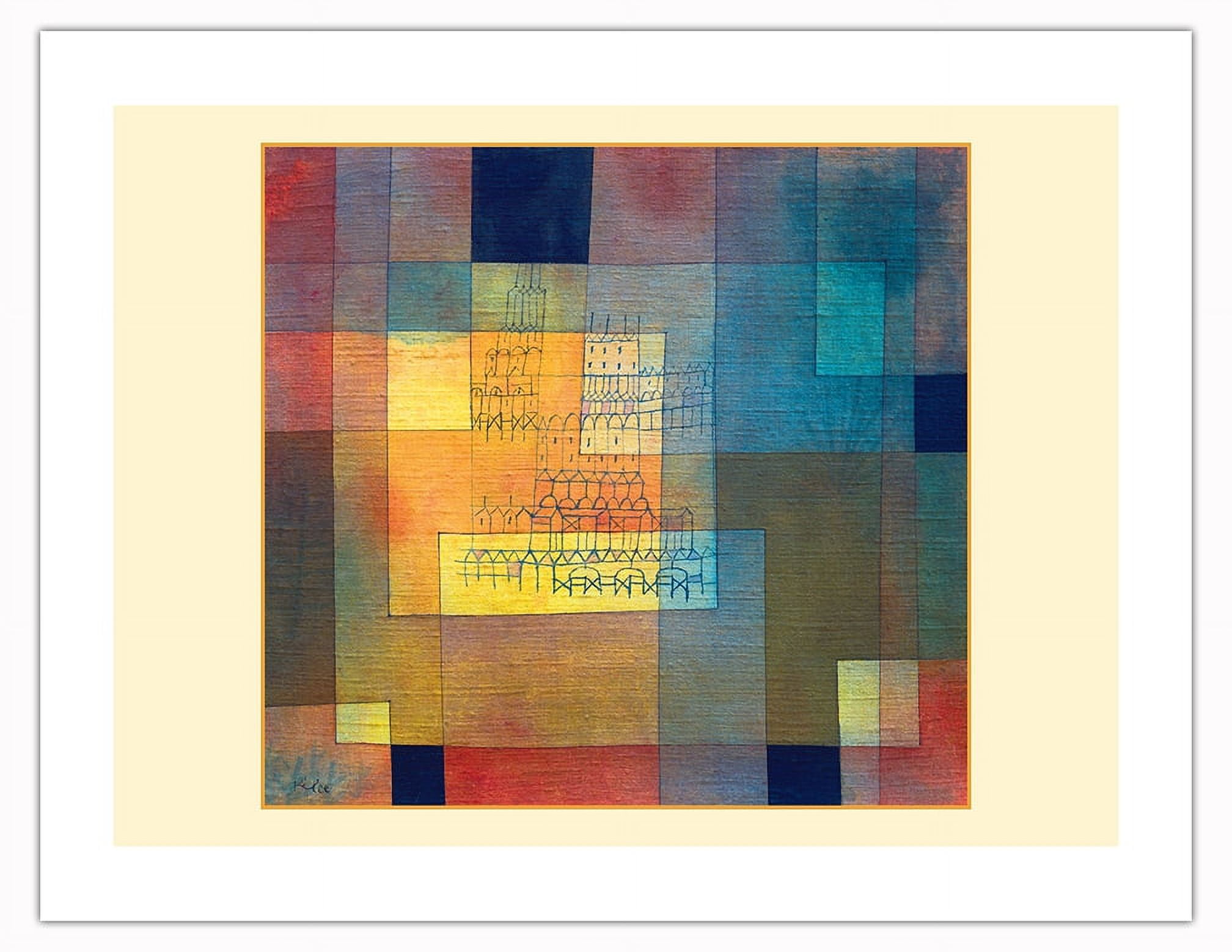 Polyphonic Architecture - Vintage Abstract Art by Paul Klee c.1930 ...