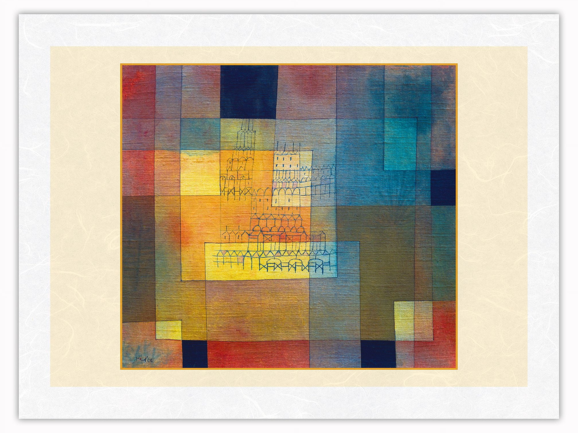 Polyphonic Architecture - Vintage Abstract Art by Paul Klee c.1930 ...
