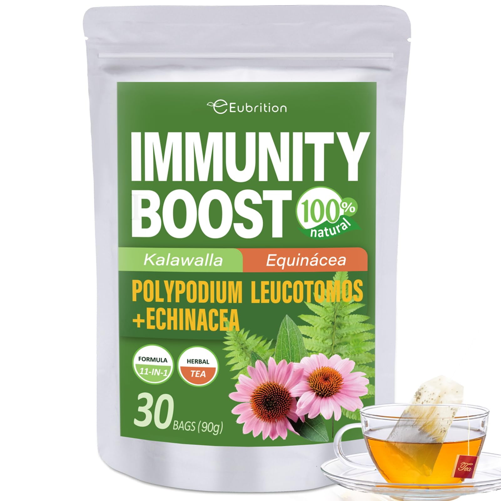 Polypodium Leucotomos (Kalawalla) Immunity Boost Tea Bags, Natural ...