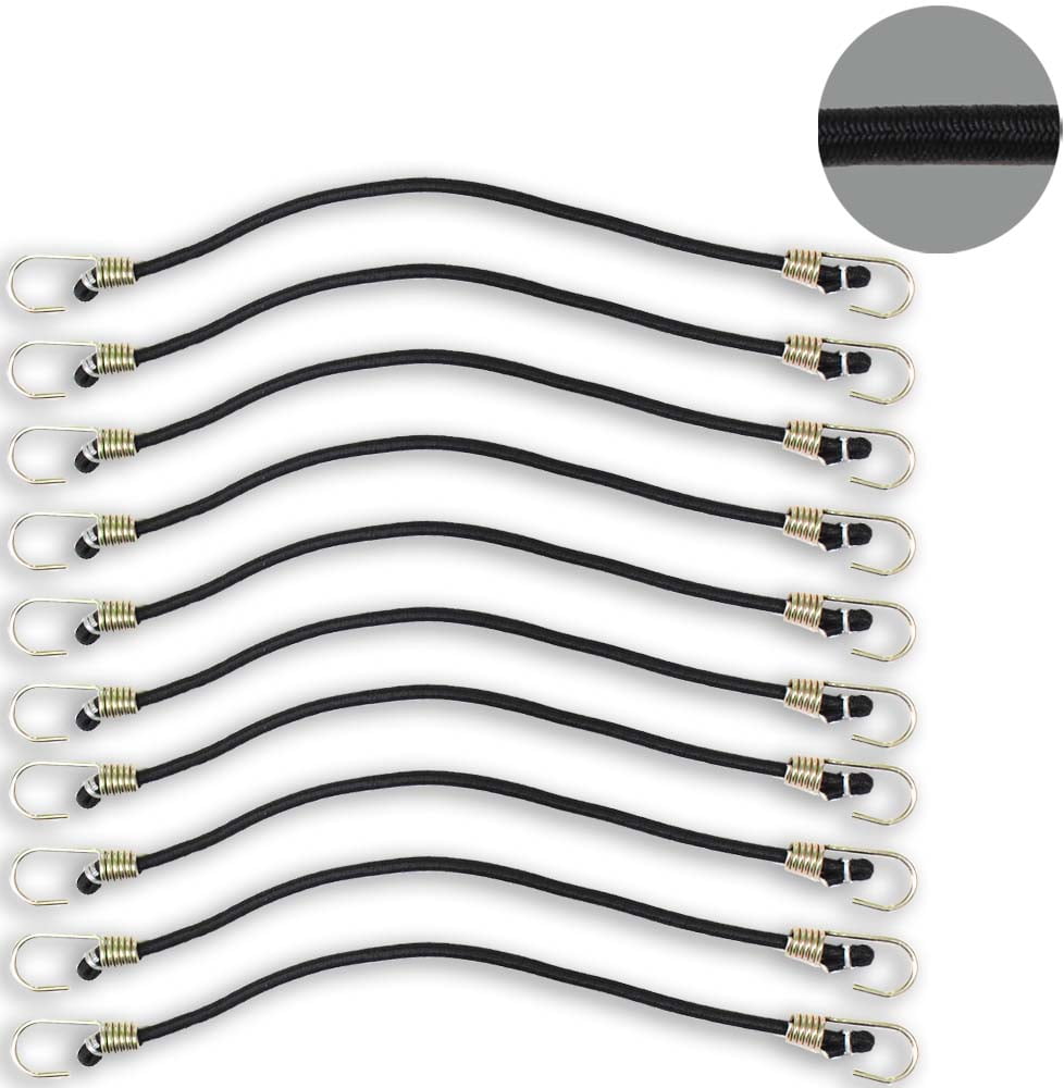 Polypro 10-Piece Mini Bungee Cords, 10" Each: TA-98507 - Walmart.com