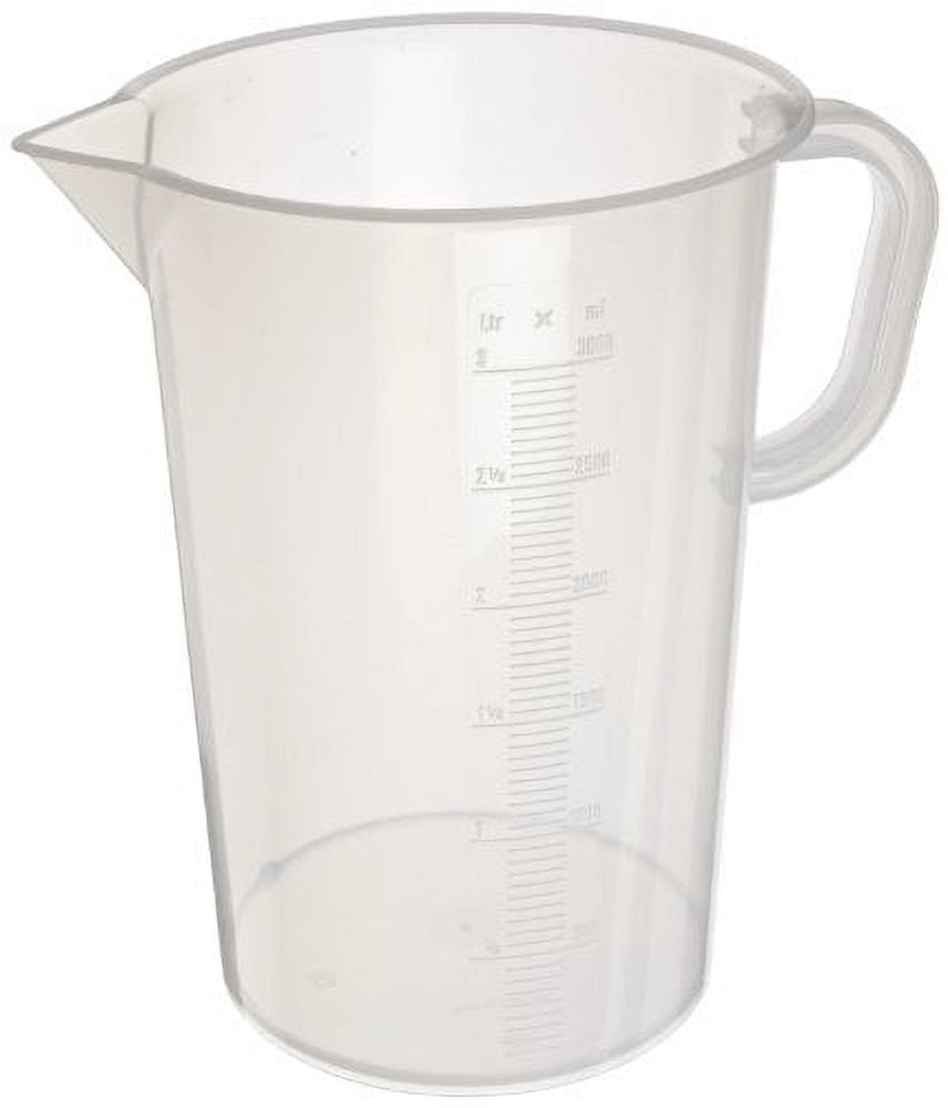 Vitlab Polypropylene Graduated Pitcher, Molded Graduations, 3000mL ...
