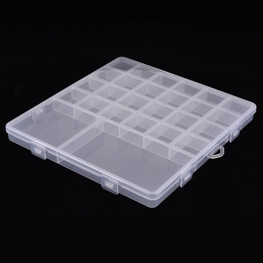 Polypropylene(PP) Bead Storage Containers 26 Compartments Organizer ...