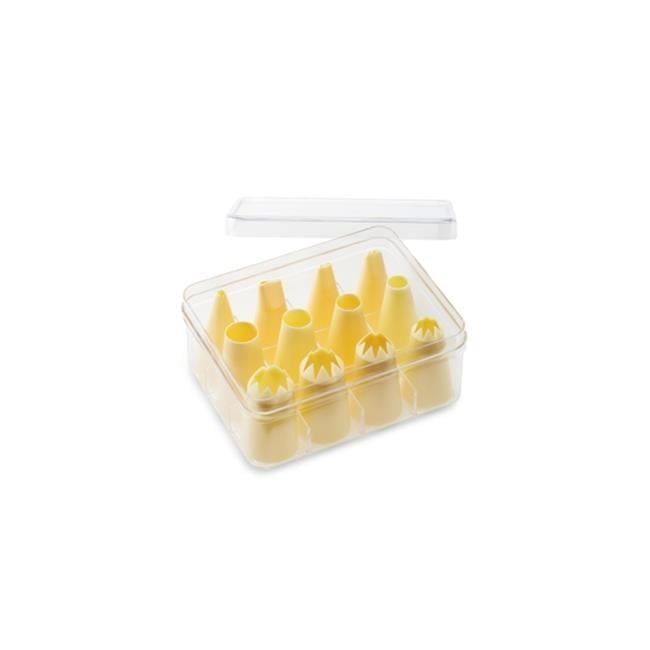 Polypropylene Piping Tip Set, 12 Extra Large Tips - Walmart.com