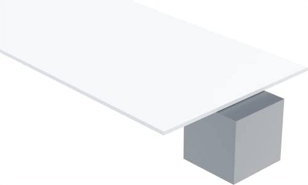 Polypropylene Sheet, White, 1/4" (0.25") Thick, 24" W x 24" L - Walmart.com