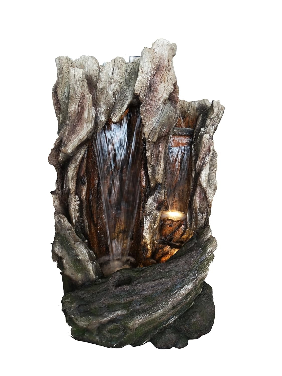 Polyresin Rocky Light Up Fountain, 63 In Tall - Walmart.com