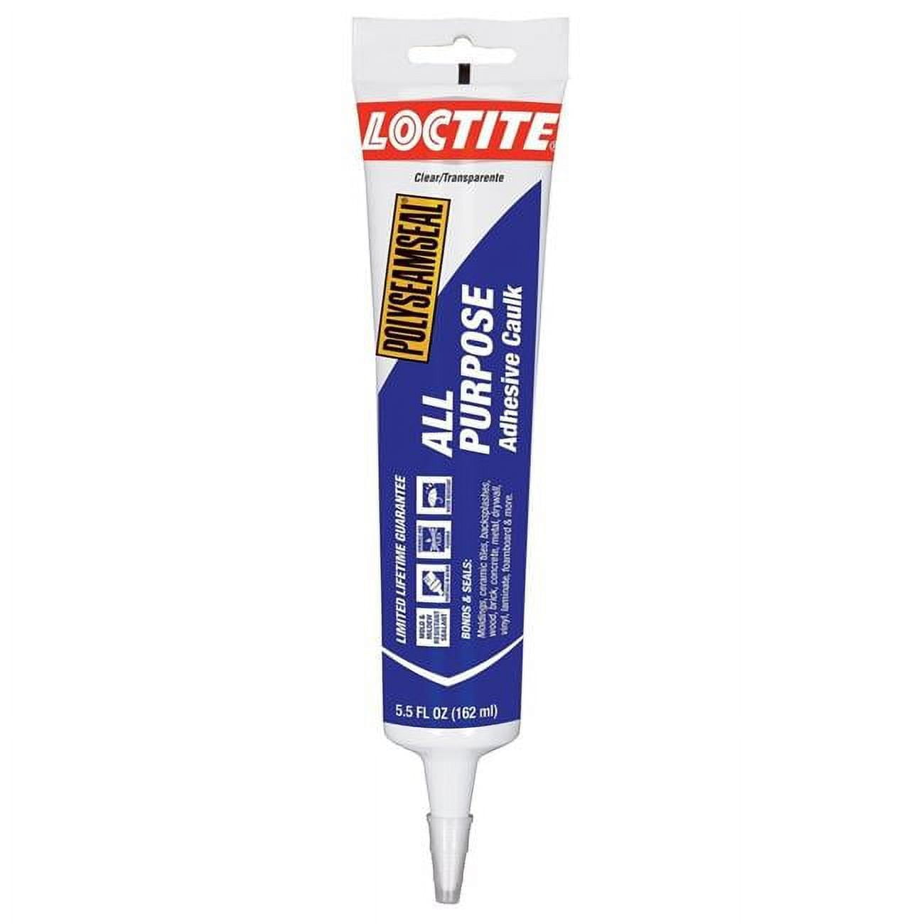 Polyseamseal 2139007 5.5 oz Clear All Purpose Adhesive Caulk - Walmart.com