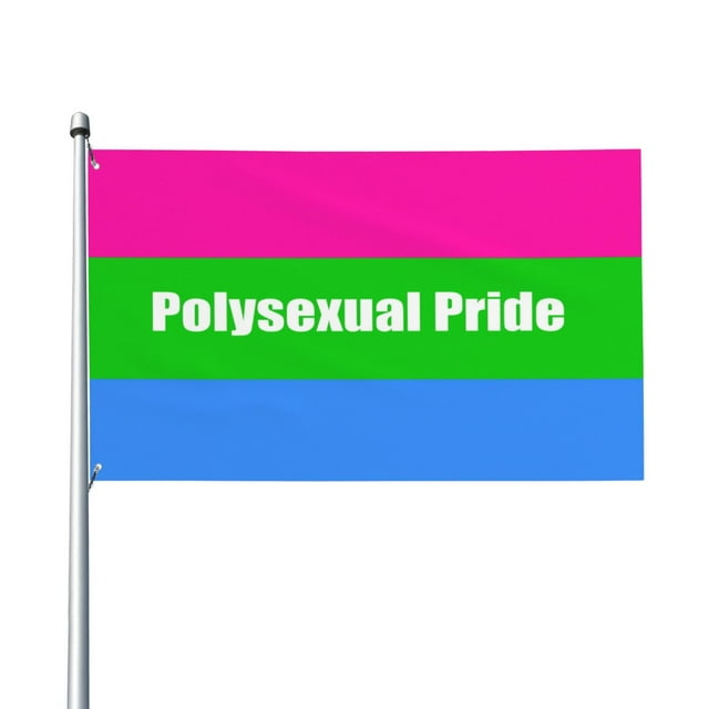 Polysexual Pride Flag Garden Flag Welcome Flag Courtyard Party Slogan Outdoor Decoration Flags