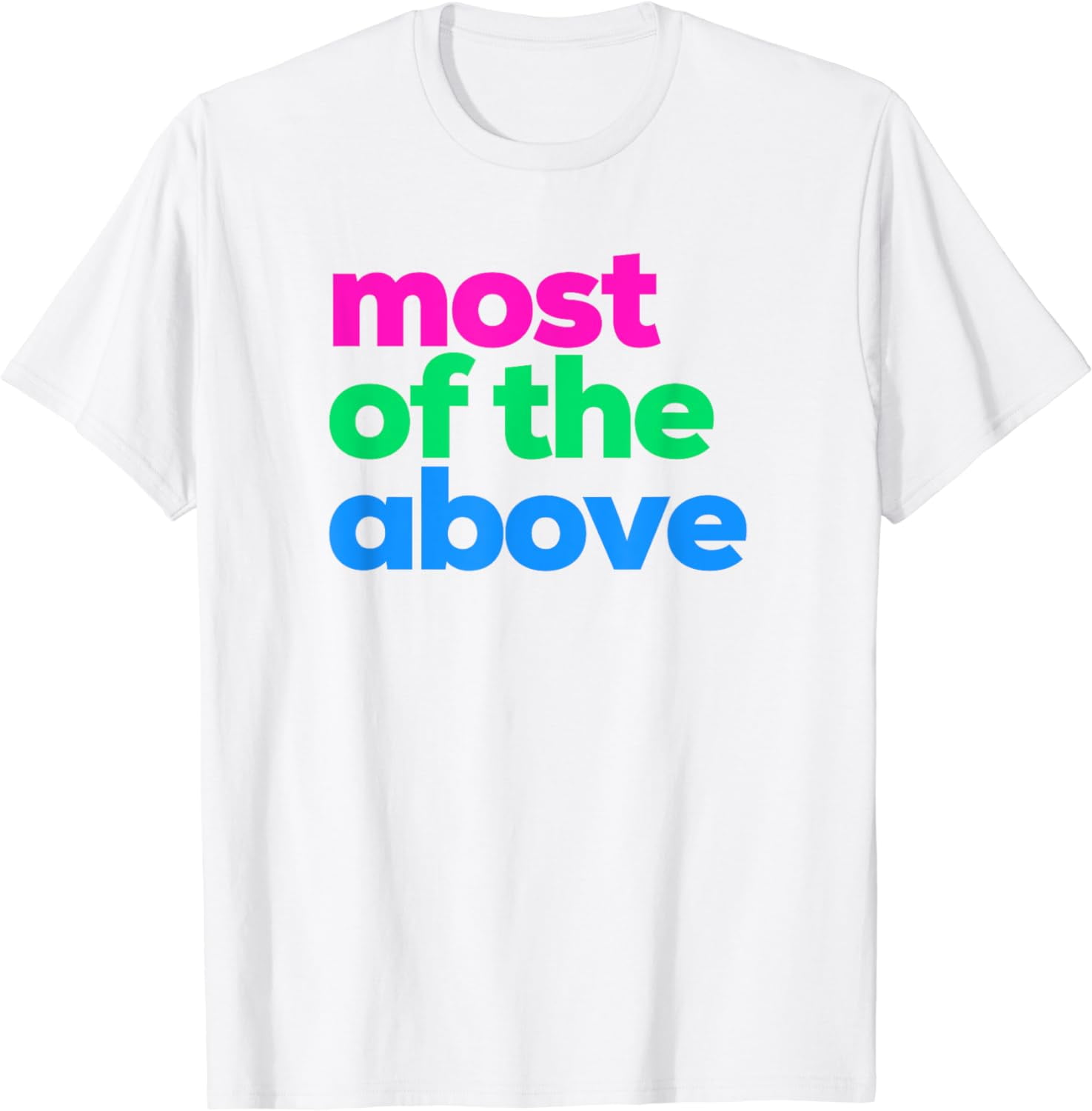 Polysexual Pride most of the above, LGBTQ Poly Flag, LGBTQIA T-Shirt ...