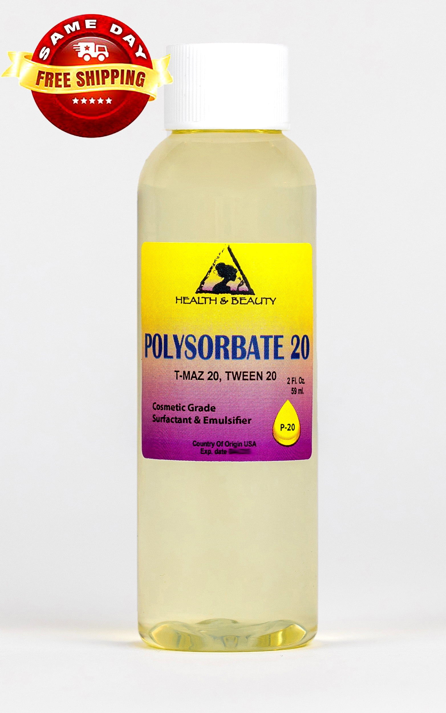 Polysorbate 20 T-MAZ 20 Tween 20 Solubilizer Surfactant & Emulsifier ...