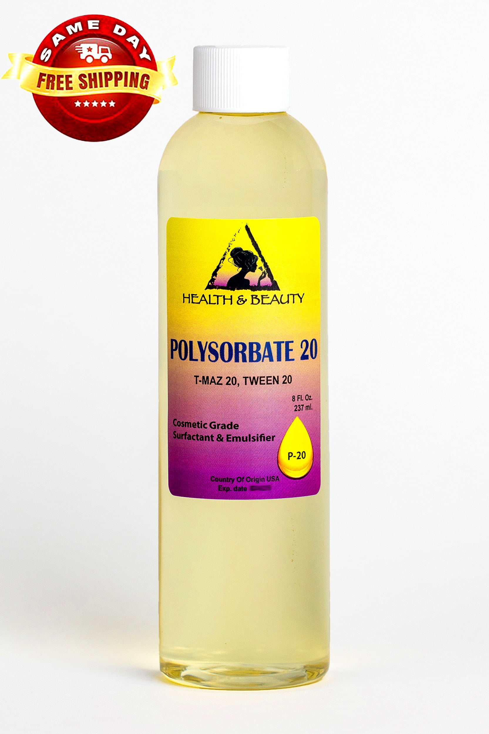 Polysorbate 20 T-MAZ 20 Tween 20 Solubilizer Surfactant & Emulsifier ...