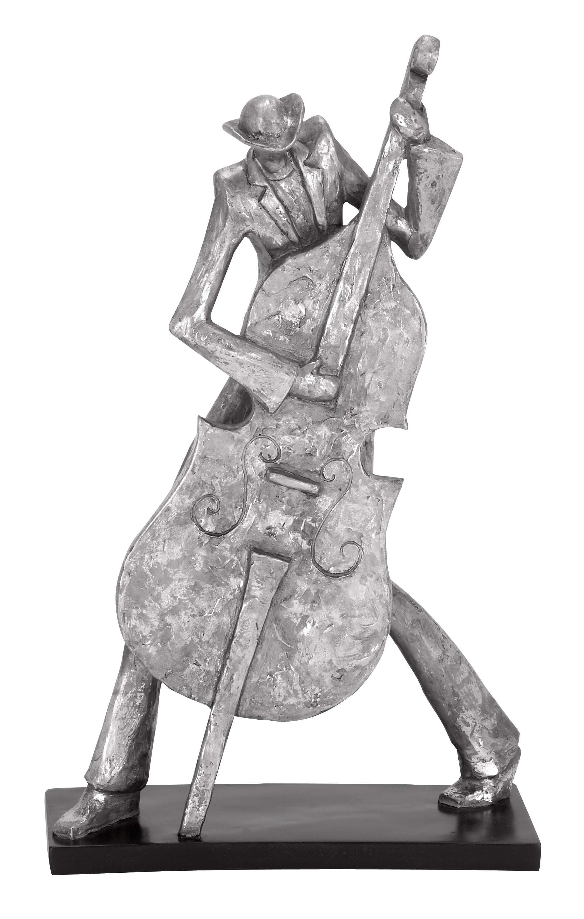 Polystone Stylish Bass Musician Decor With Fine Detailing - Walmart.com