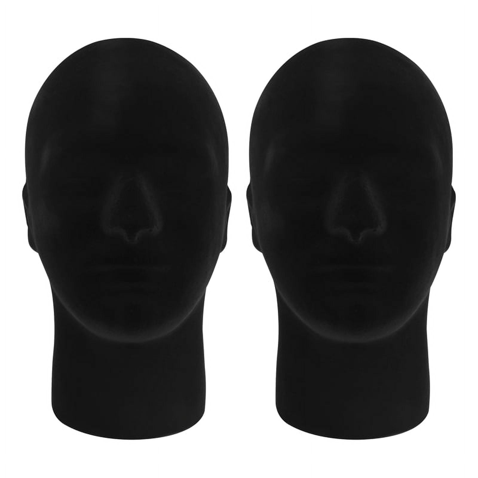 Polystyrene Black Foam Men Model Mannequin Head Dummy Stand Shop ...