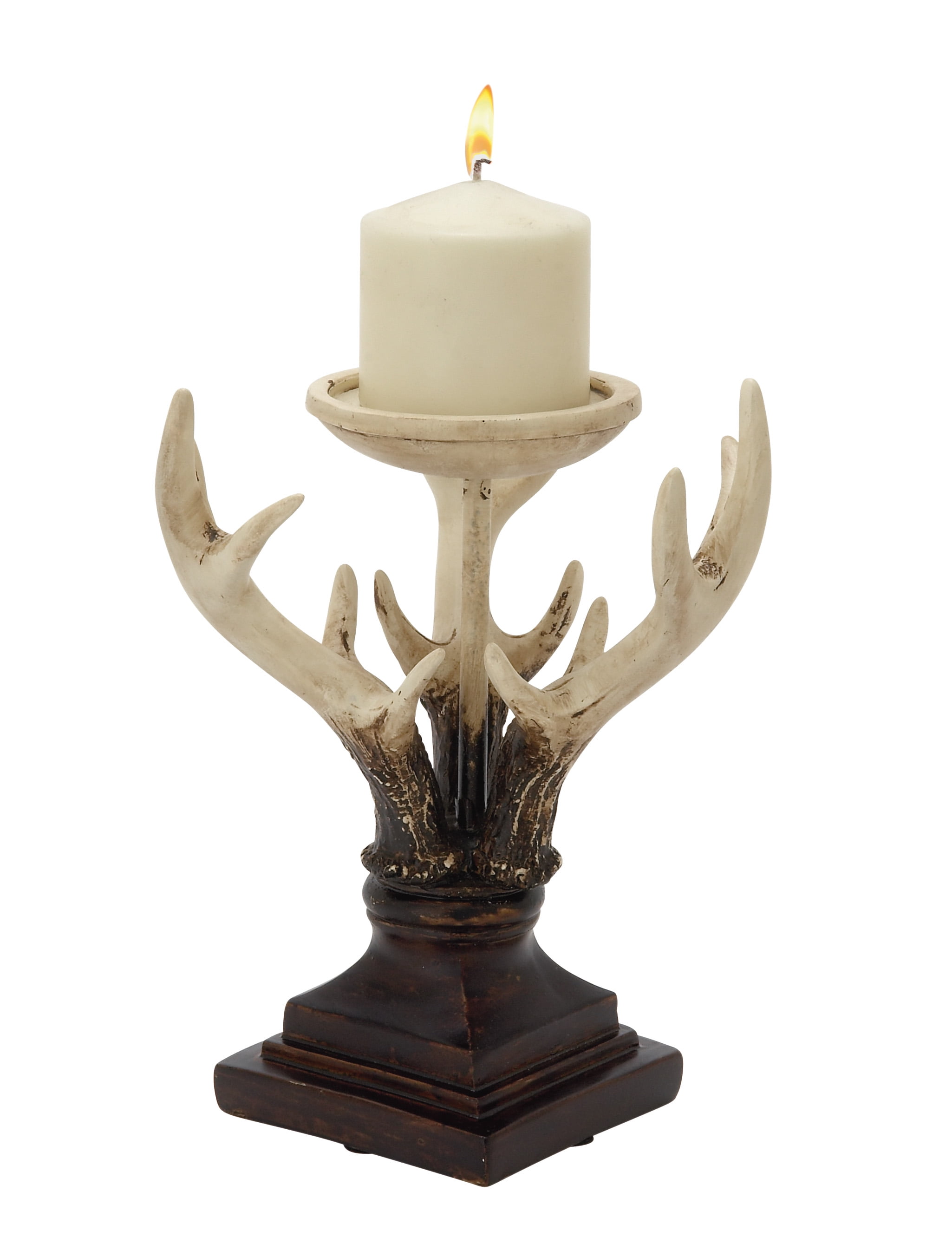 Polystyrene Stunning And Unique Antler Candle Stand 7"W 10"H - Walmart.com
