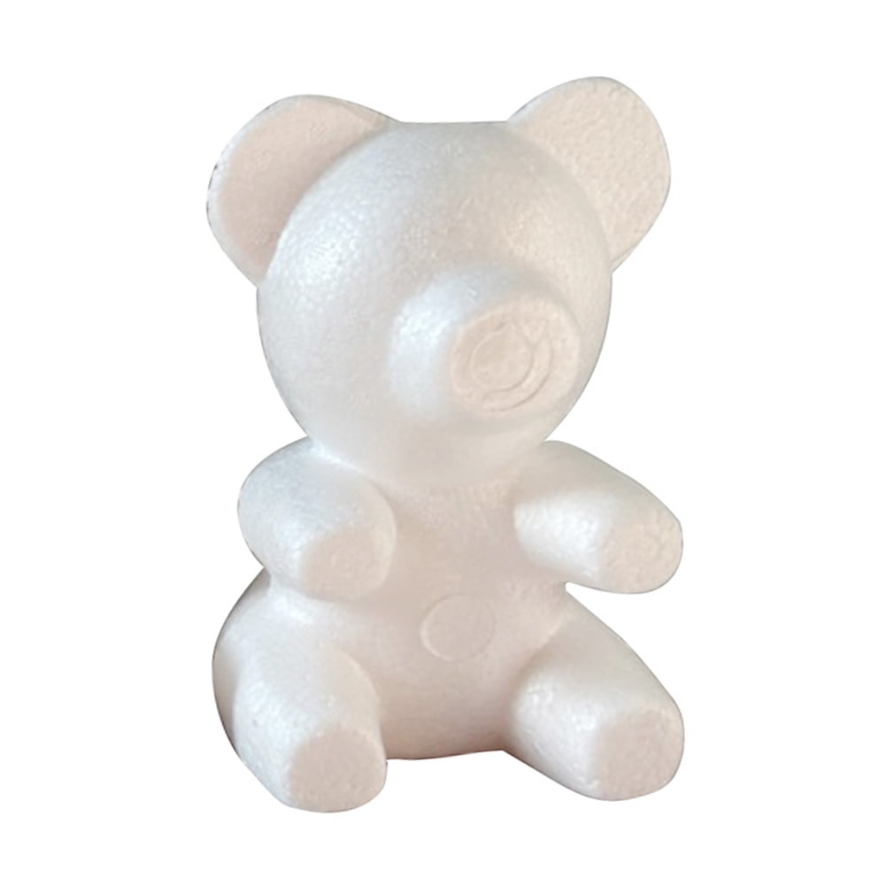 Polystyrene Styrofoam Foam Bear 20CM DIY Bear Mold for Home Decoration ...
