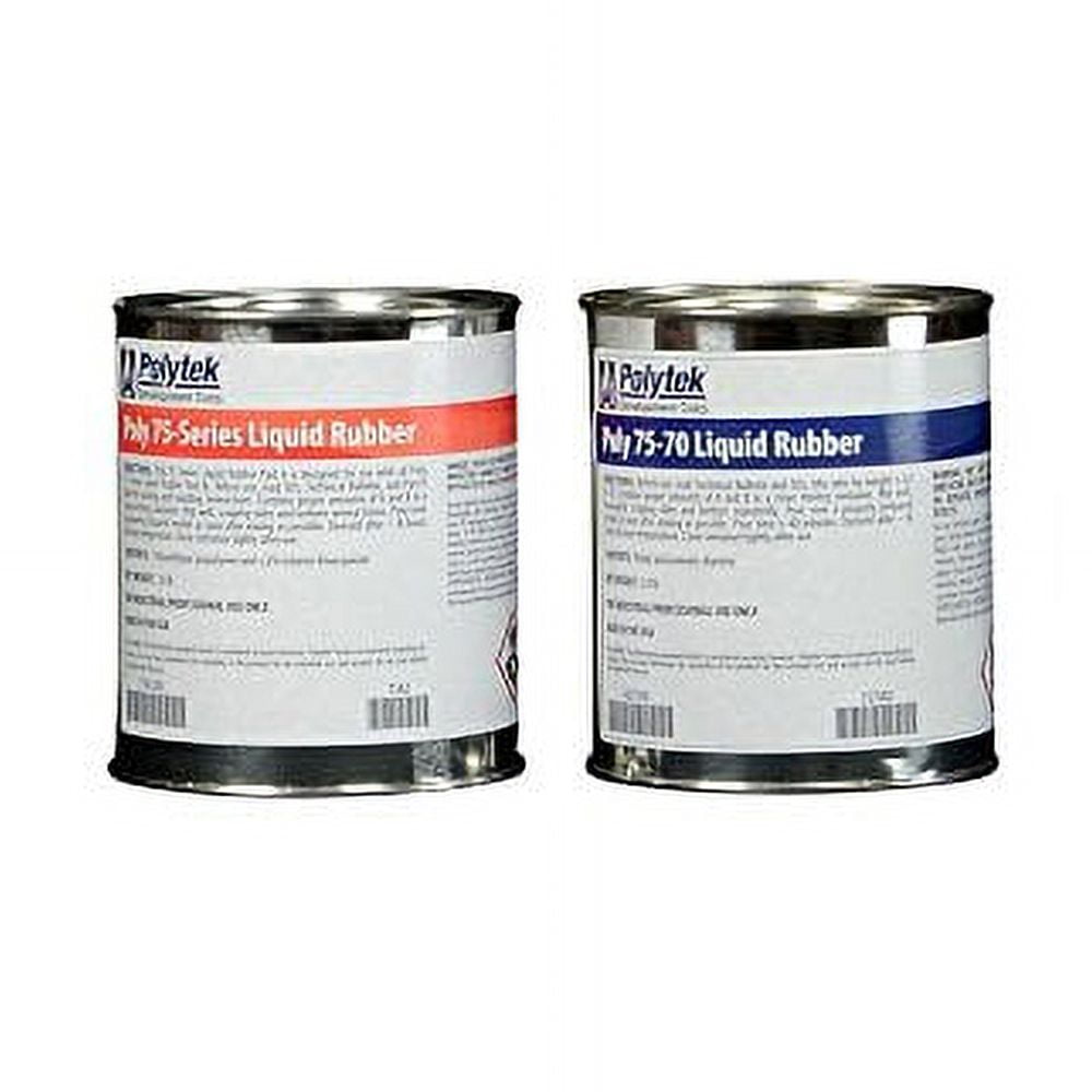 Polytek 75-70 Liquid Polyurethane Rubber (4lb Kit) - Walmart.com