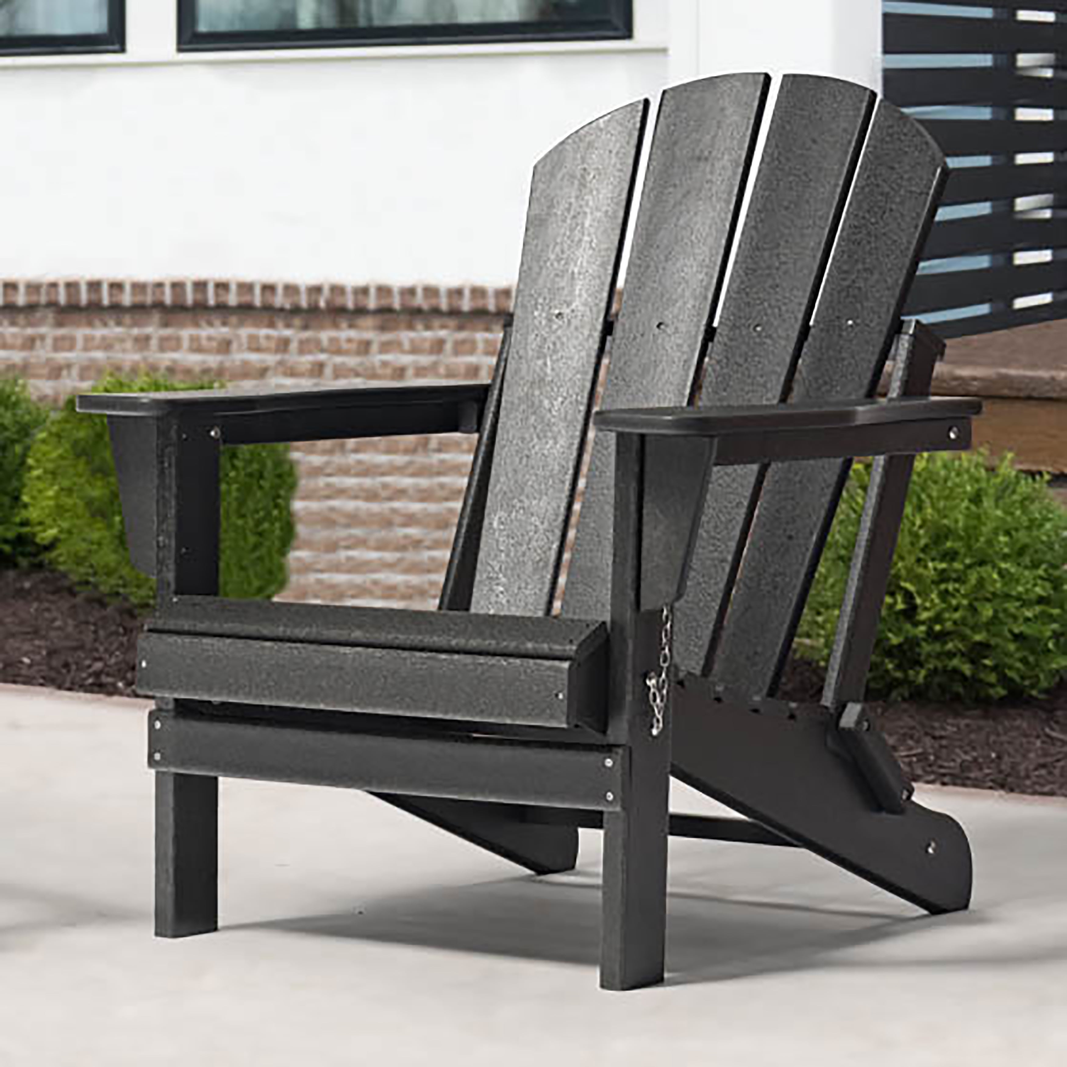 Polytrends Laguna Fade Resistant All Weather Outdoor Patio Folding ...