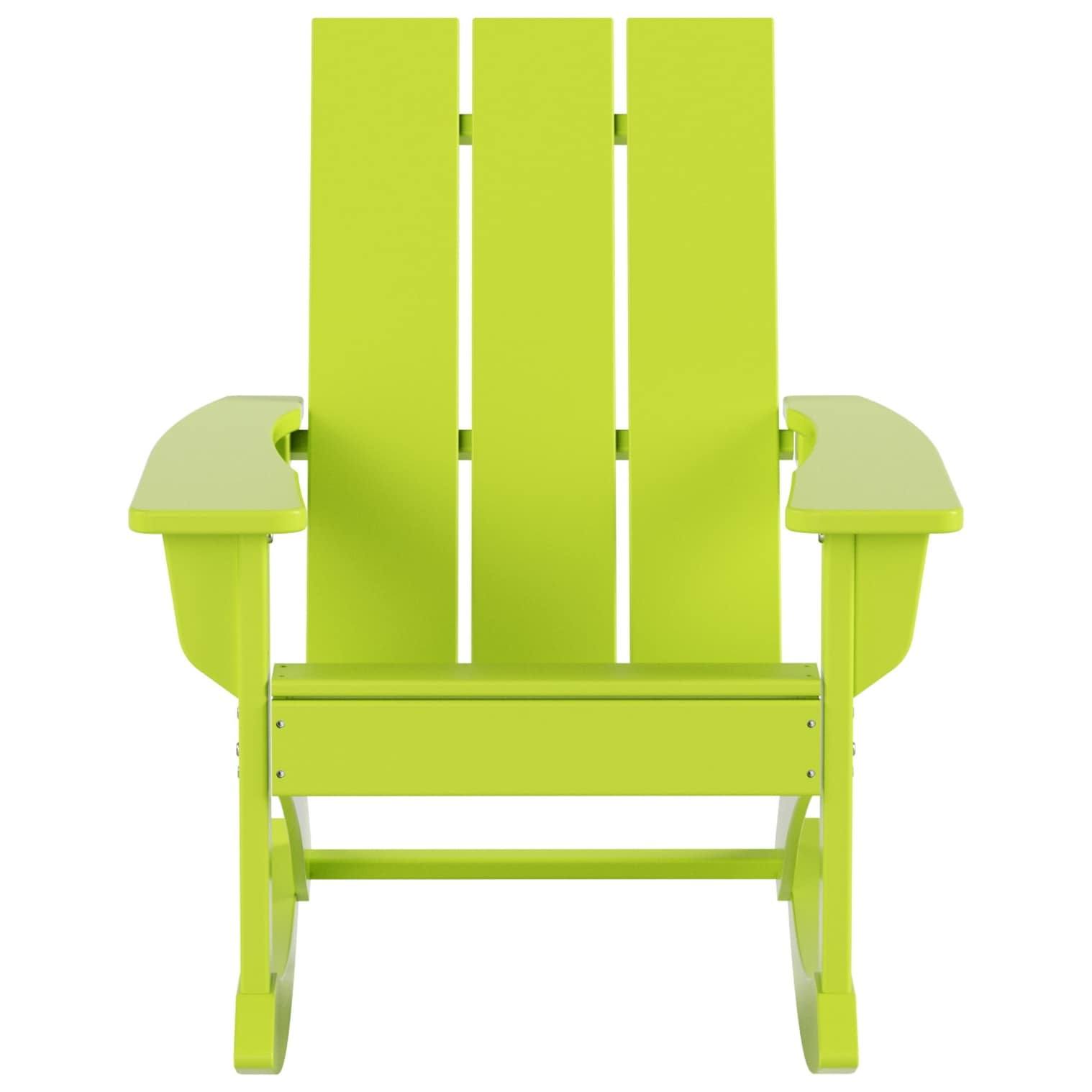 Polytrends Shoreside Modern Eco-Friendly All Weather Poly Adirondack ...