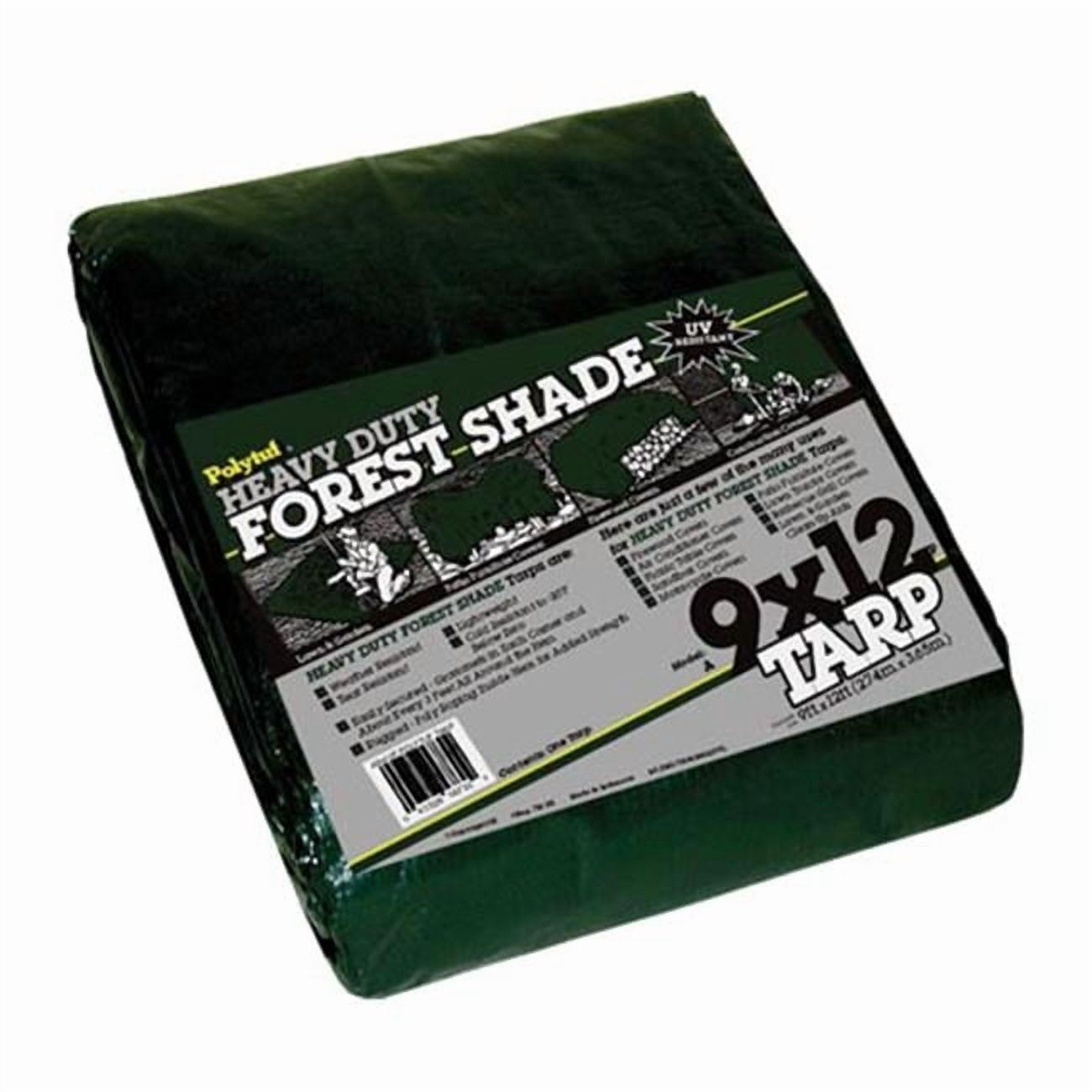 Polytuf Brands Tarps Heavy-Duty UVI Tarps- 12 x 14 ft. Green - Walmart.com