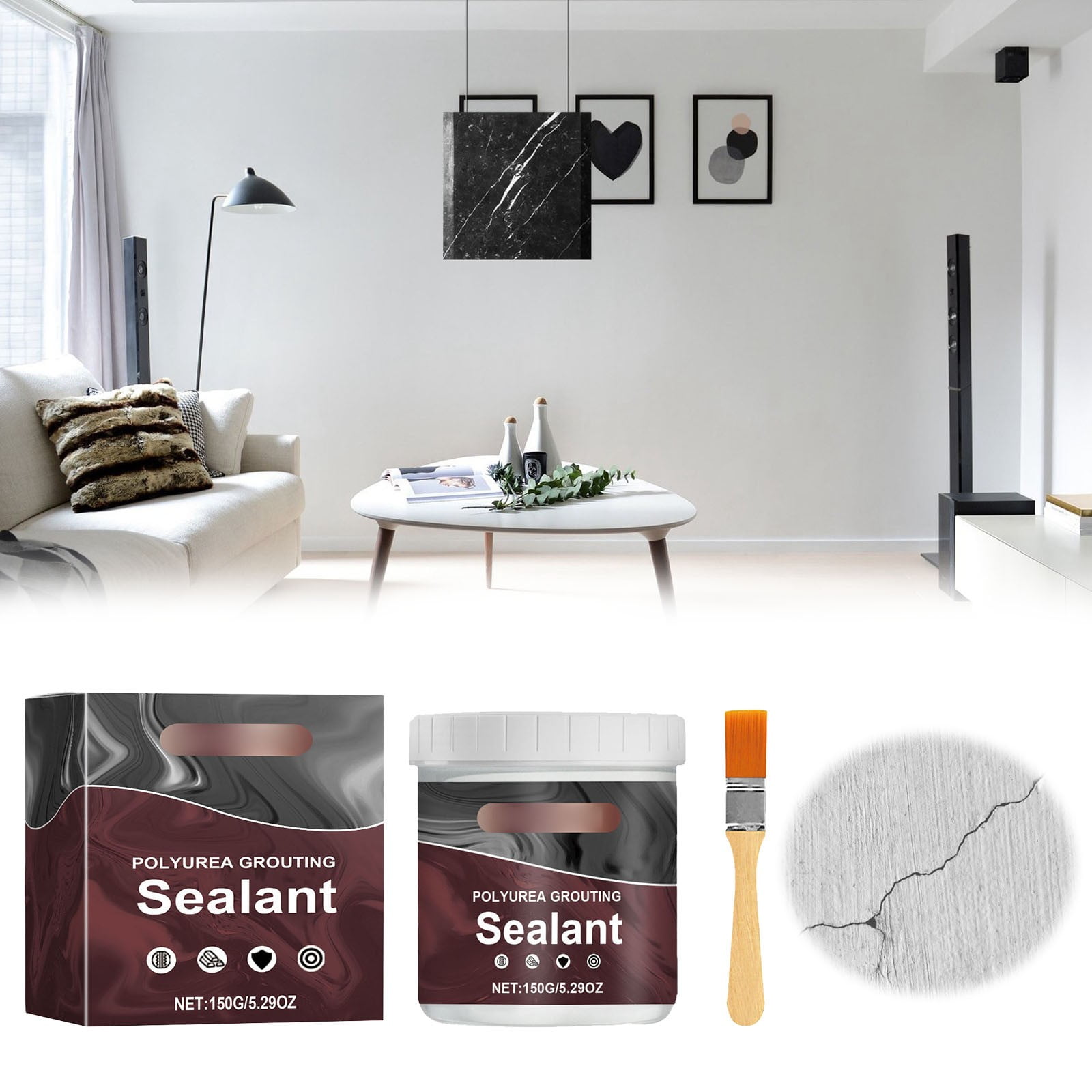 Polyurea Grouting Sealant Wall Crack Grouting Leak Wear Penetration ...