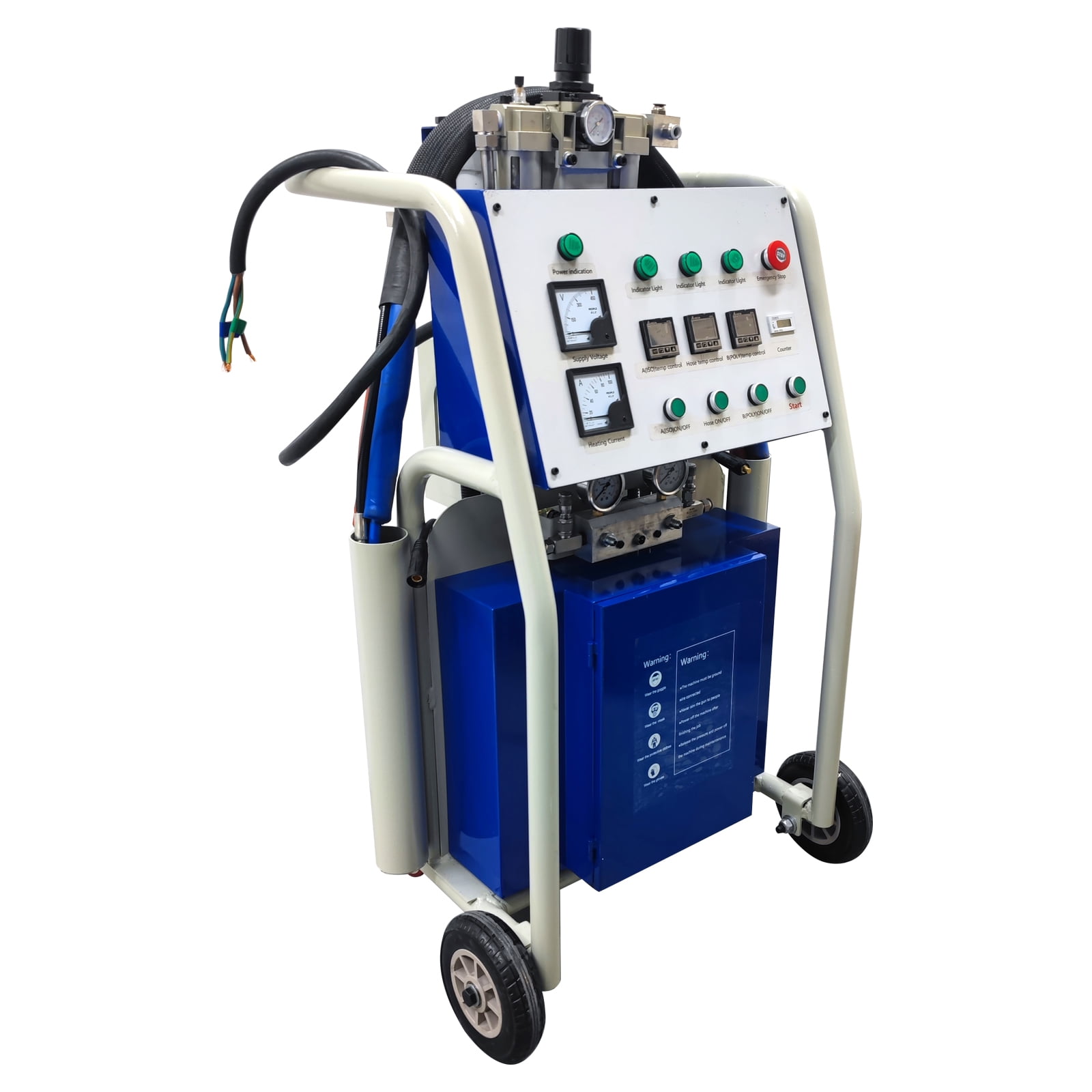 Polyurethane Foam Spray Insulation Machine Pneumatic Polyurea Spray ...